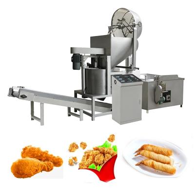 China How Does The Full Automatic Continuous Meat Fryer Making Machine Work for sale