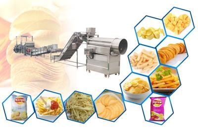 China Automatic Fried Potato Chips Making Process for sale