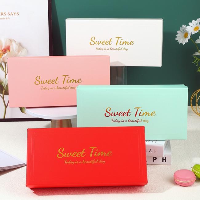 Macaron gift box set with premium packaging design