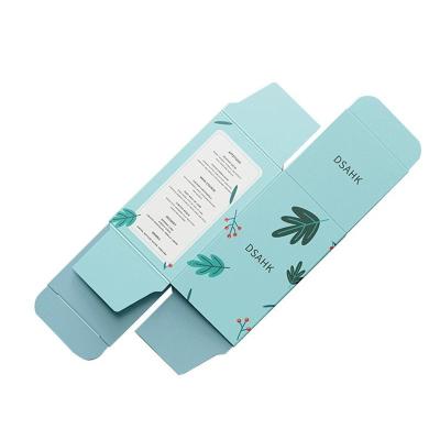 Китай Напечатанная бумажная коробка на заказ Роскошная цветовая косметика Уход за кожей Парфюмерная упаковочная коробка продается