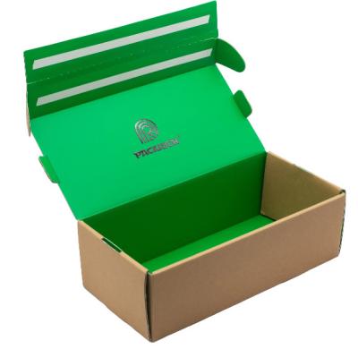 China Corrugated Gift Boxes Shipping Mailer Luxury Delicate Appearance Folding Pink Paper Box for sale