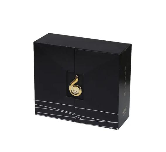 Quality Magnetic Closure Custom Luxury Rigid Cardboard 2 Two Piece Side Open Double Door for sale