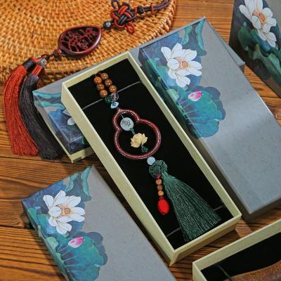 China New paper rigid gift box silver jewelry box/bag bracelet necklace bracelet jewelry packaging box for sale
