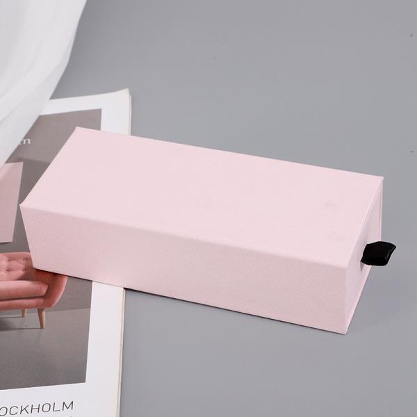 Quality Luxury Drawer Gift Paper Cardboard Custom Logo Printed Cosmetic Packaging Box for sale