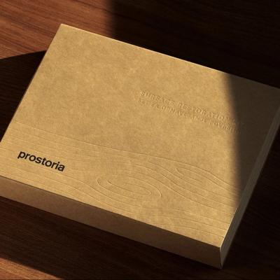 China Recyclable Kraft Paper Cosmetic Packaging Box Skin Care Product Box Customization for sale