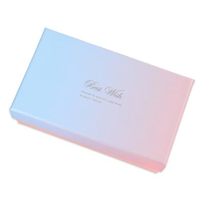 Logotipo personalizado Lápiz labial Perfume Cosméticos de lujo Embalaje Caja de regalo Caja de papel de transporte Y bolso