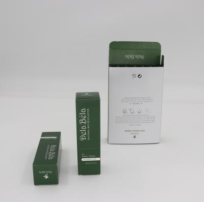 Китай Специализированная печать Косметика Уход за кожей Гладкое ощущение Окончание Белый картон Складные картонные бумажные принадлежности розничная упаковка Коробка продается