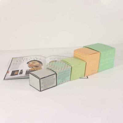 China Customize Logo Printed Cardboard Cream Packaging Cosmetic Box Printing Makeup Paper Box For Skincare Skin Card Box for sale