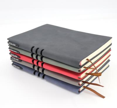 Cina Diario Planner per Riunioni di Lavoro Premium con Logo Personalizzato, Copertina in Pelle Multicolor e Portapenna in vendita