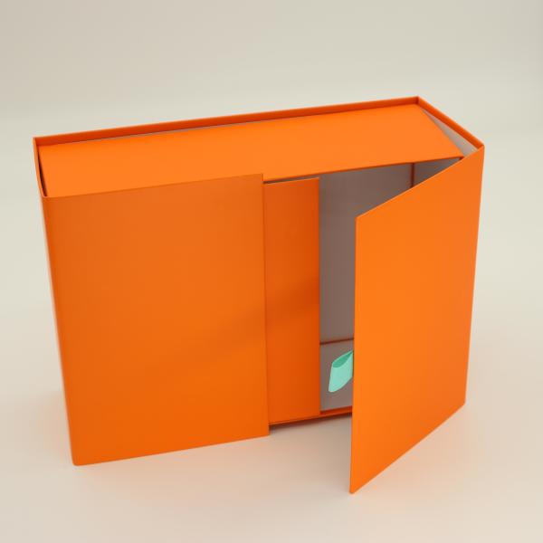 Quality Double Door Custom Foldable Paper Packaging Box Magnetic Closure Cardboard for sale