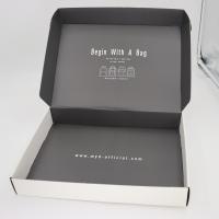 China Customized Corrugated Folding Packaging Box Foldable Clothes Packaging Gift Box for sale