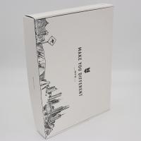 China Customized Corrugated Folding Packaging Box Foldable Clothes Packaging Gift Box for sale