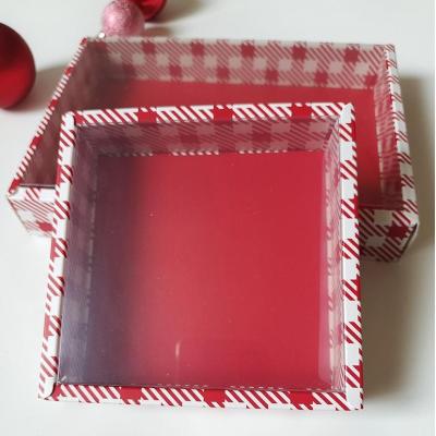 China Custom Christmas Candy Gift paper Boxes With Festive Designs For Cookies And Small Gifts for sale