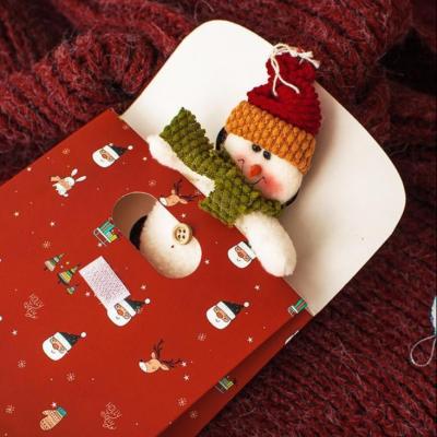 Cina Sacchetti regalo in carta con manici per caramelle e piccoli regali di Natale in vendita