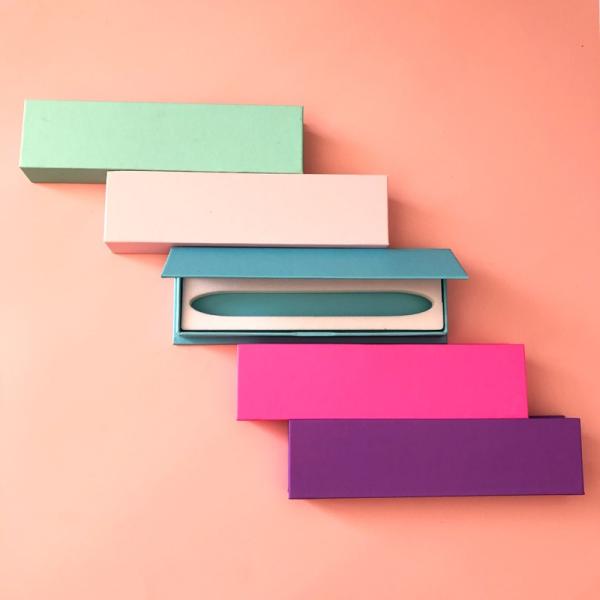 Quality Wholesale Colorful Foldable Magnetic Eyelash Boxes With Transparent Window For for sale