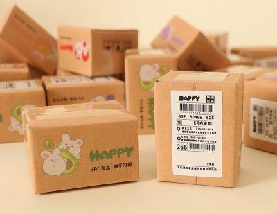 China Mini Corrugated Blind Box Packaging for Resin Toys Bottle Figures and Designer Collectibles for sale