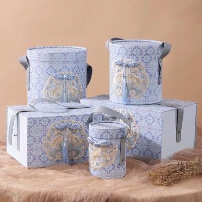 China Elegant New Chinese Style Packaging Boxes For Wedding Baby Full Moon Festive Occasions for sale