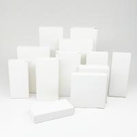 China Minimalist White Customized Set Stackable Blank Packaging Boxes For Jewelry Cosmetics Small Gifts for sale
