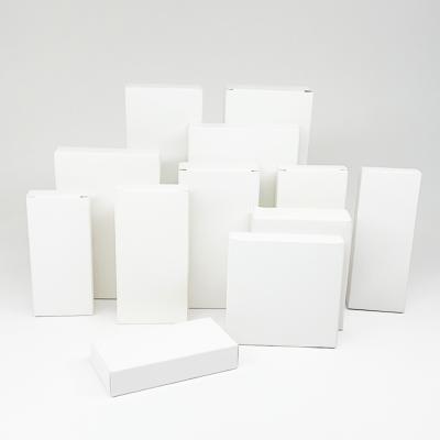 China Minimalist White Customized Set Stackable Blank Packaging Boxes For Jewelry Cosmetics Small Gifts for sale