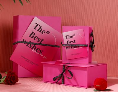 Luxury Gift Box Set With Perfume Rose Accents Premium Valentine'S Birthday Packaging