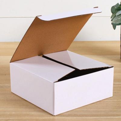 China White Corrugated Mailer Boxes Glossy Or Matte Lamination With Your Branding for sale