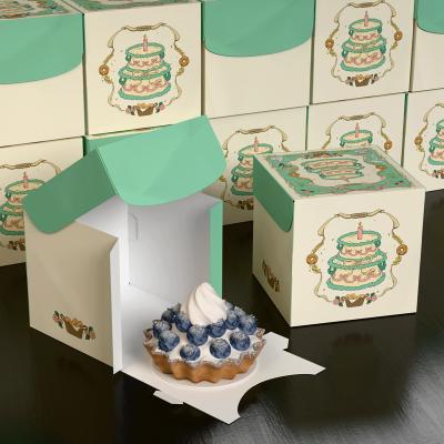 Cina Scatole per imballaggio per pasticceria ecologiche con logo personalizzato per torte e pasticcini in vendita