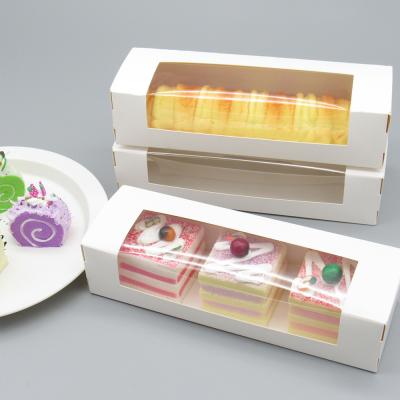 China Transparent Square Chocolate Biscuit Packaging Box for sale