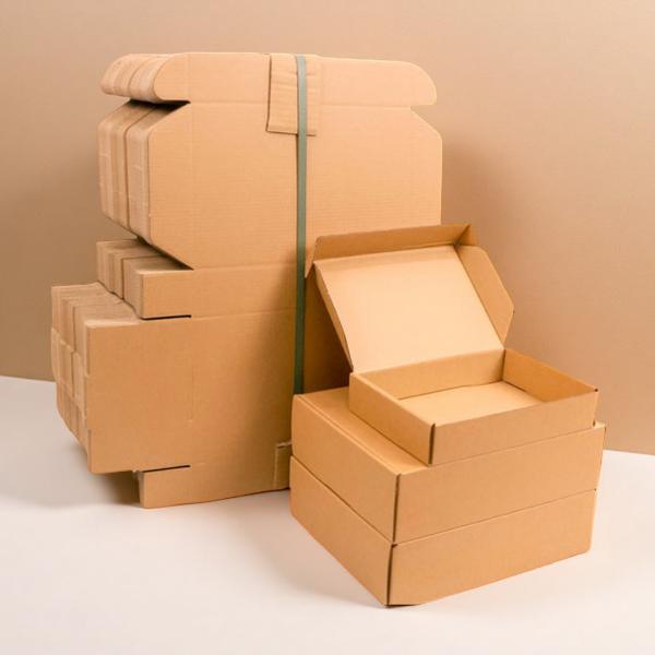 Quality Custom Size Kraft Paper Folding Packing Box for sale