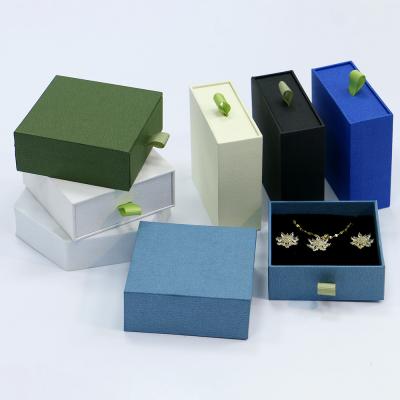 China Custom Luxury Jewelry Drawer Box Set with Velvet Lining for sale