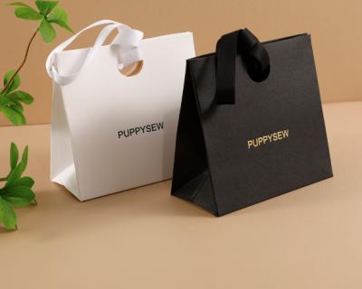China Custom Logo Luxury Jewelry Gift Bags with Matte Lamination for sale