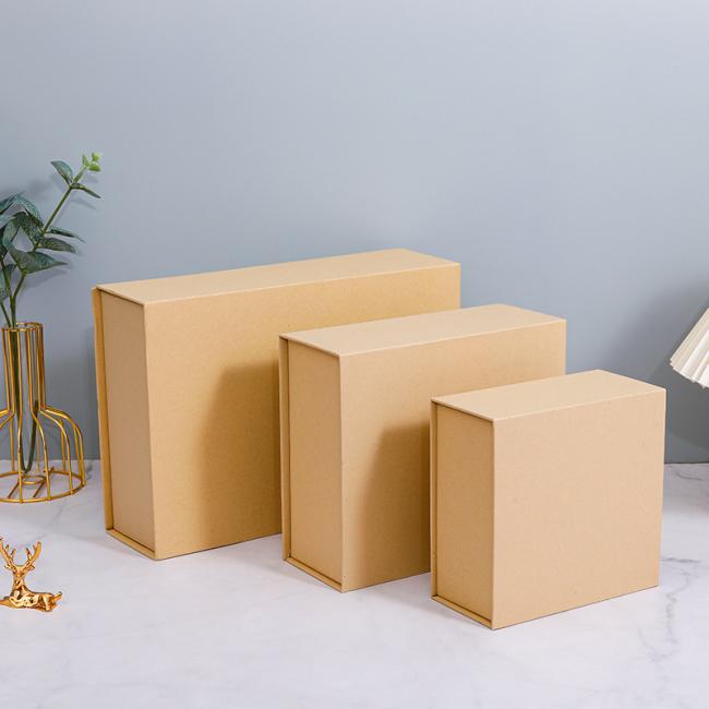 Custom book-shaped flip gift box example