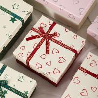 China Custom Printed Square Bow Gift Box for Valentine's Day for sale