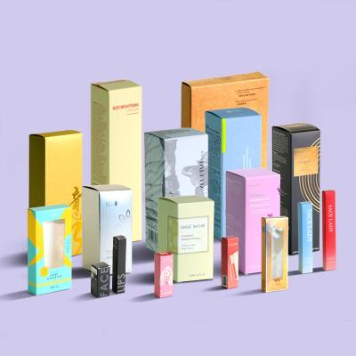 China Custom Printed Cosmetic Packaging Box White Cardboard for sale