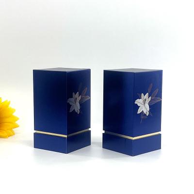 China Custom Perfume Gift Box with Lid - White Cardboard Cosmetic Packaging for sale