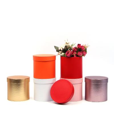 China Flower Box Round Gift Box Hug Bucket Flower Box Cylindrical Flower Box Flower Tube for sale