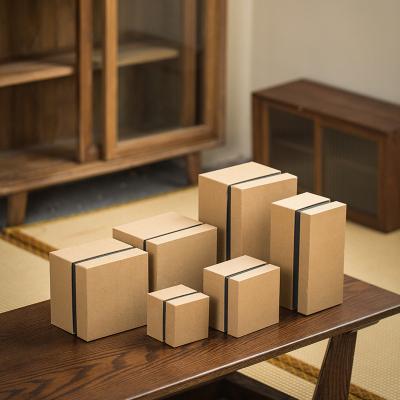 China Kraft Paper Box Teacup Packaging Box Tea Gift Box Custom Size Gift Box for sale