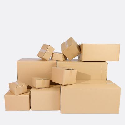 China Thickened Kraft Paper Box Universal Storage Packaging Square Thickened Corrugated Packaging Box for sale