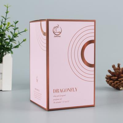 China Custom Printed UV Coated Perfume Packaging Boxes White Cardboard Fragrance Boxes for sale