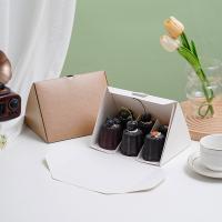 Quality Triangular Kraft Paper Cake Sandwich Packaging Box Folding Packaging Box for sale