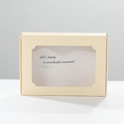 China Windowed Paper Box  Customizable Printed Packaging For Underwear Gifts More for sale
