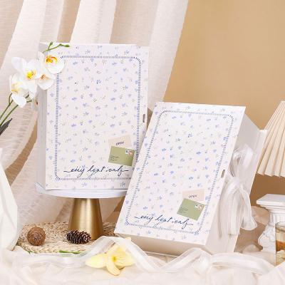 China Fresh Floral Book Box Ribbon Decoration Custom Birthday Gift Box Holiday Creative Gift Box for sale