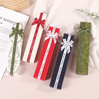 China Business Gift Box Customized Necklace Bracelet Jewelry Gift Box Wholesale Exquisite Long Gift Box for sale