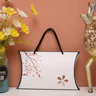 China Custom Paper Box Silk Scarf Tote Bag Simple And Stylish Packaging For Underwear Scarves Ideal As Annual Meeting Gift Box For Women's Towels And Silk Products for sale