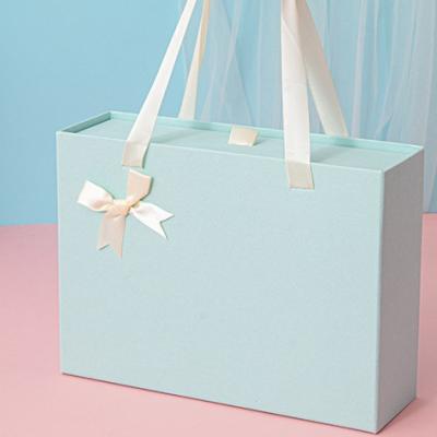 China New Spot Light Blue Drawer Water Cup Gift Box Simple Cosmetics Gift Box Birthday Gift Box for sale