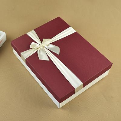 China Wholesale Spot Gift Box Large Wedding Holiday Gift Box Silk Scarf Pajamas Scarf Shirt Packaging Box Empty Box for sale
