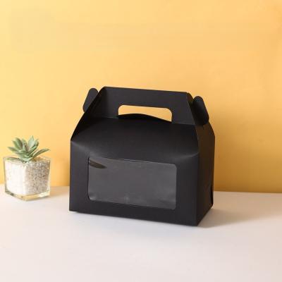 China Premium Windowed Gift Box Set Luxury Packaging Transparent Display Carry Handle Design Presentation Box for sale