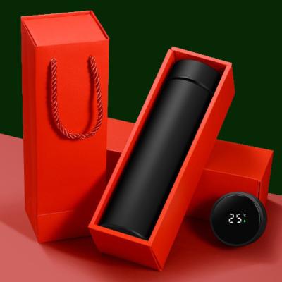 China Custom Printed Water Bottle Packaging Set Foldable Paper Box Paper Bag With Logo Hot Stamping UV & Silk Screen Printing for sale