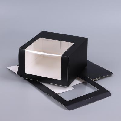 China Customizable Transparent Window Paper Packaging Boxes For Food And Clothing With Customized Logo Printing for sale