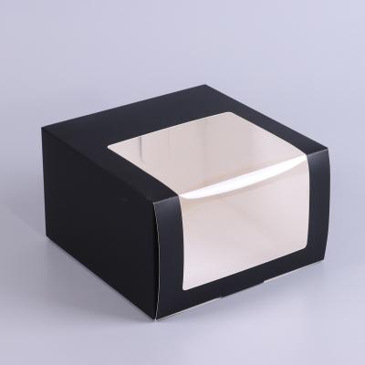 China Customizable Transparent Window Paper Packaging Boxes For Food And Clothing With Customized Logo Printing for sale