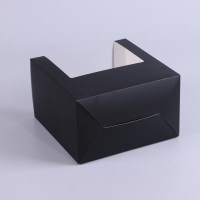 China Customizable Transparent Window Paper Packaging Boxes For Food And Clothing With Customized Logo Printing for sale